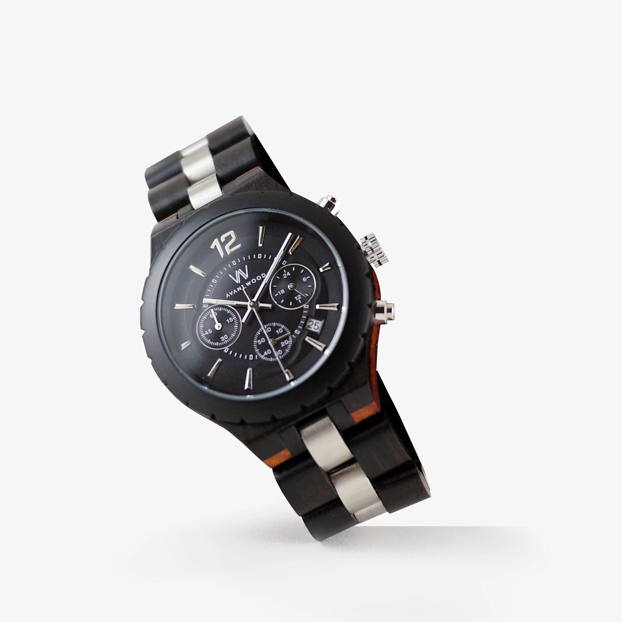 ROYAL CHRONO - OBSIDIAN (43MM) – AVANTWOOD